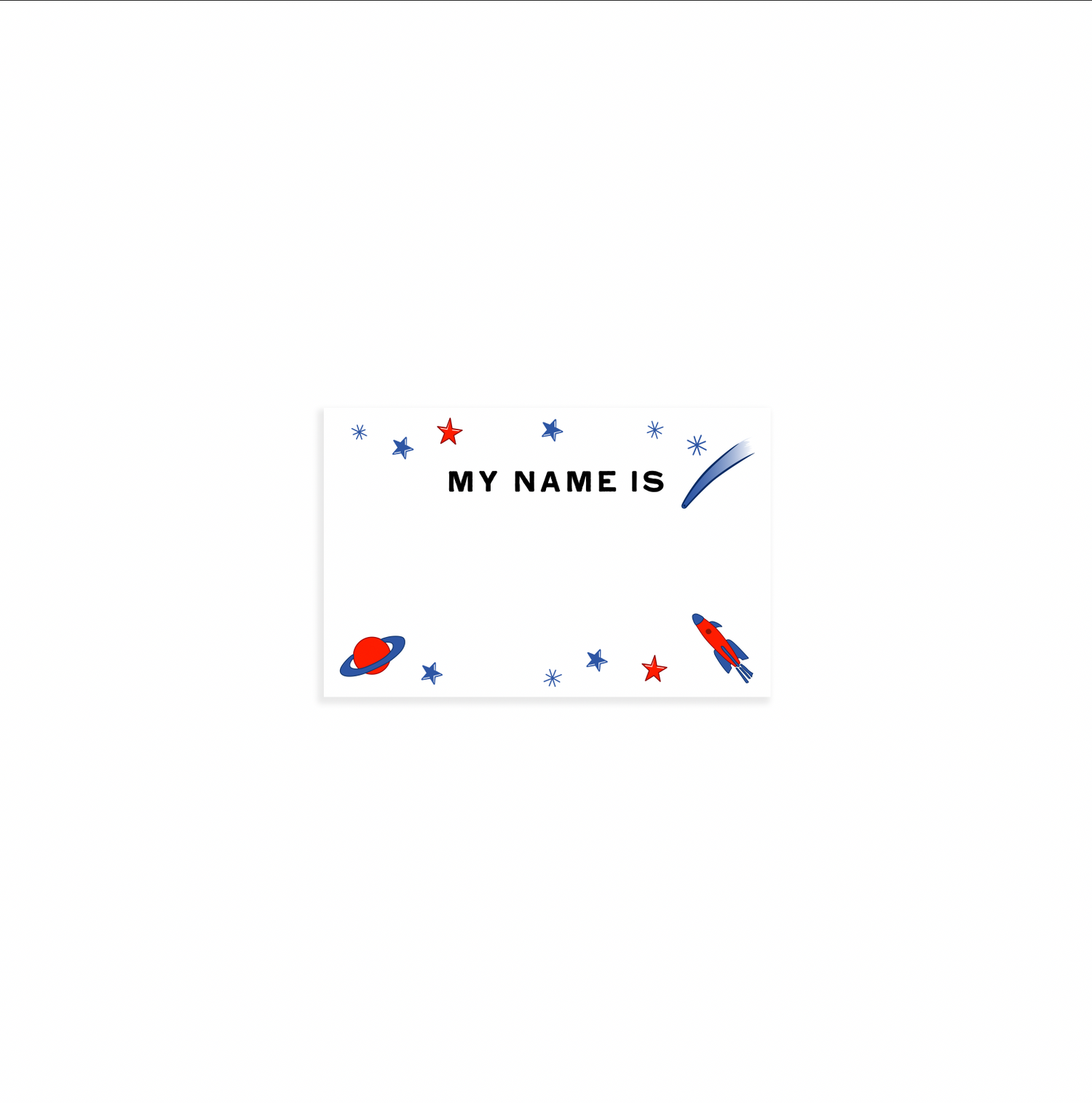 My Names Is Card | The Society Of The Crossed Keys